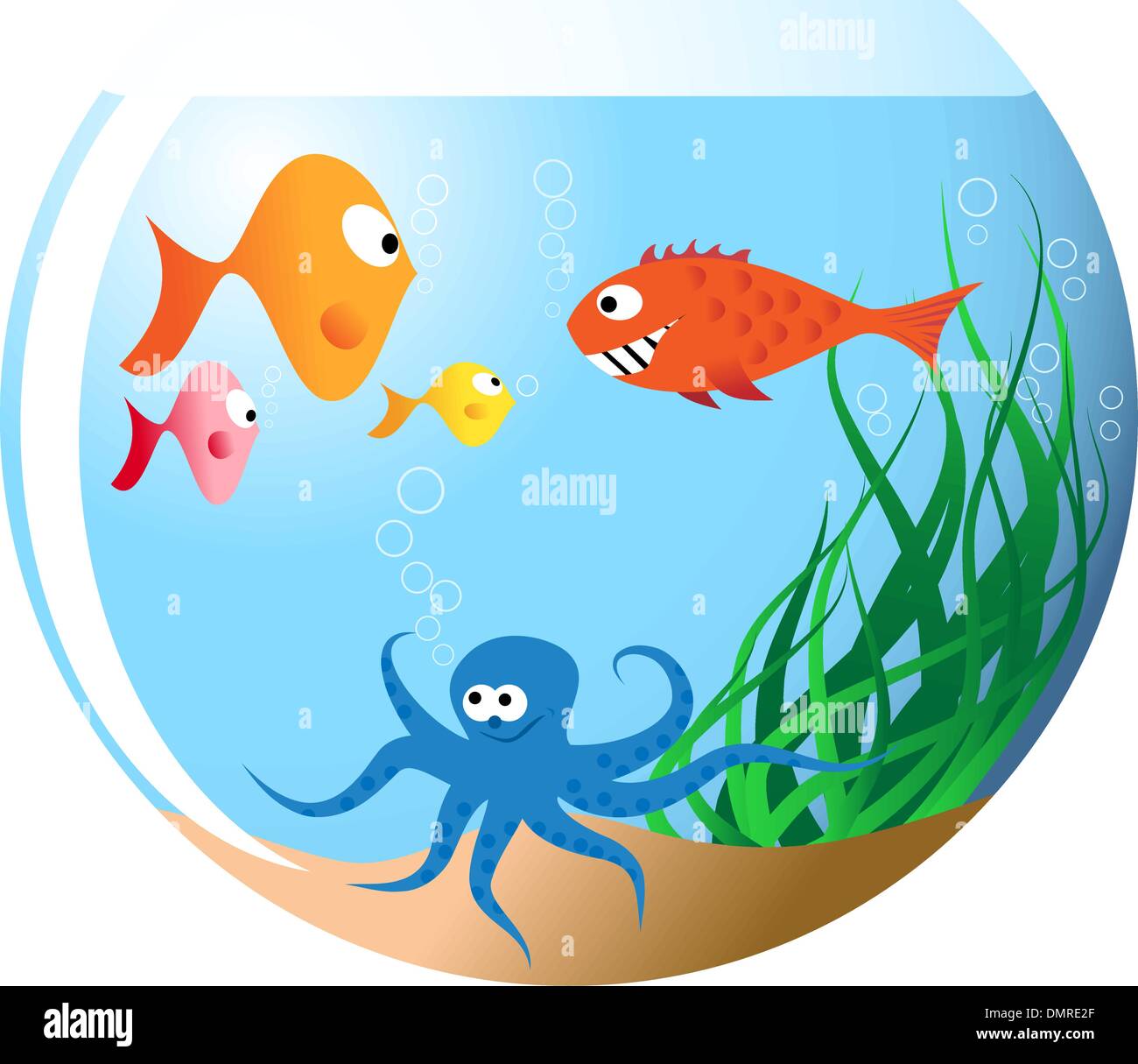 Fisch comic goldfisch Stock-Vektorgrafiken kaufen - Alamy