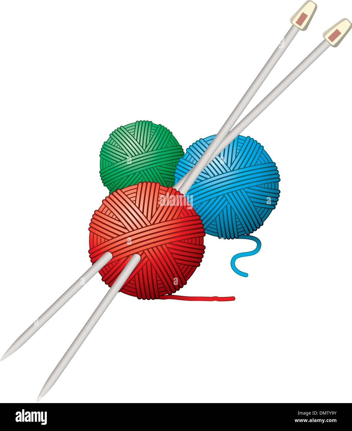 Grünes garn Stock-Vektorgrafiken kaufen - Alamy