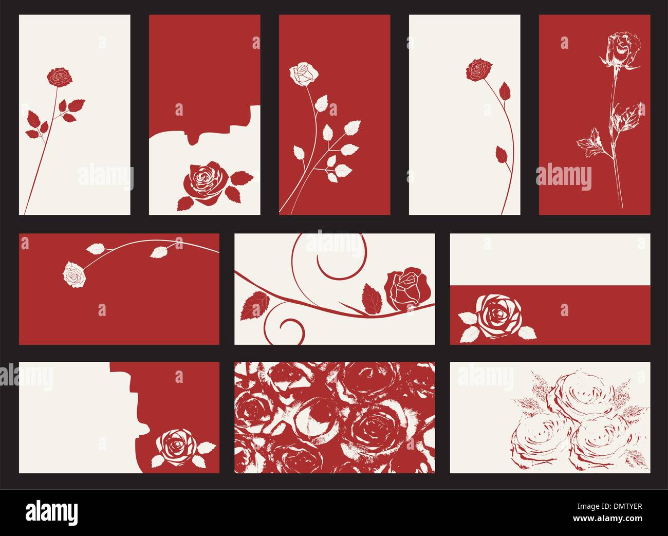 Rote rosen logo vektoren -Fotos und -Bildmaterial in hoher Auflösung ...