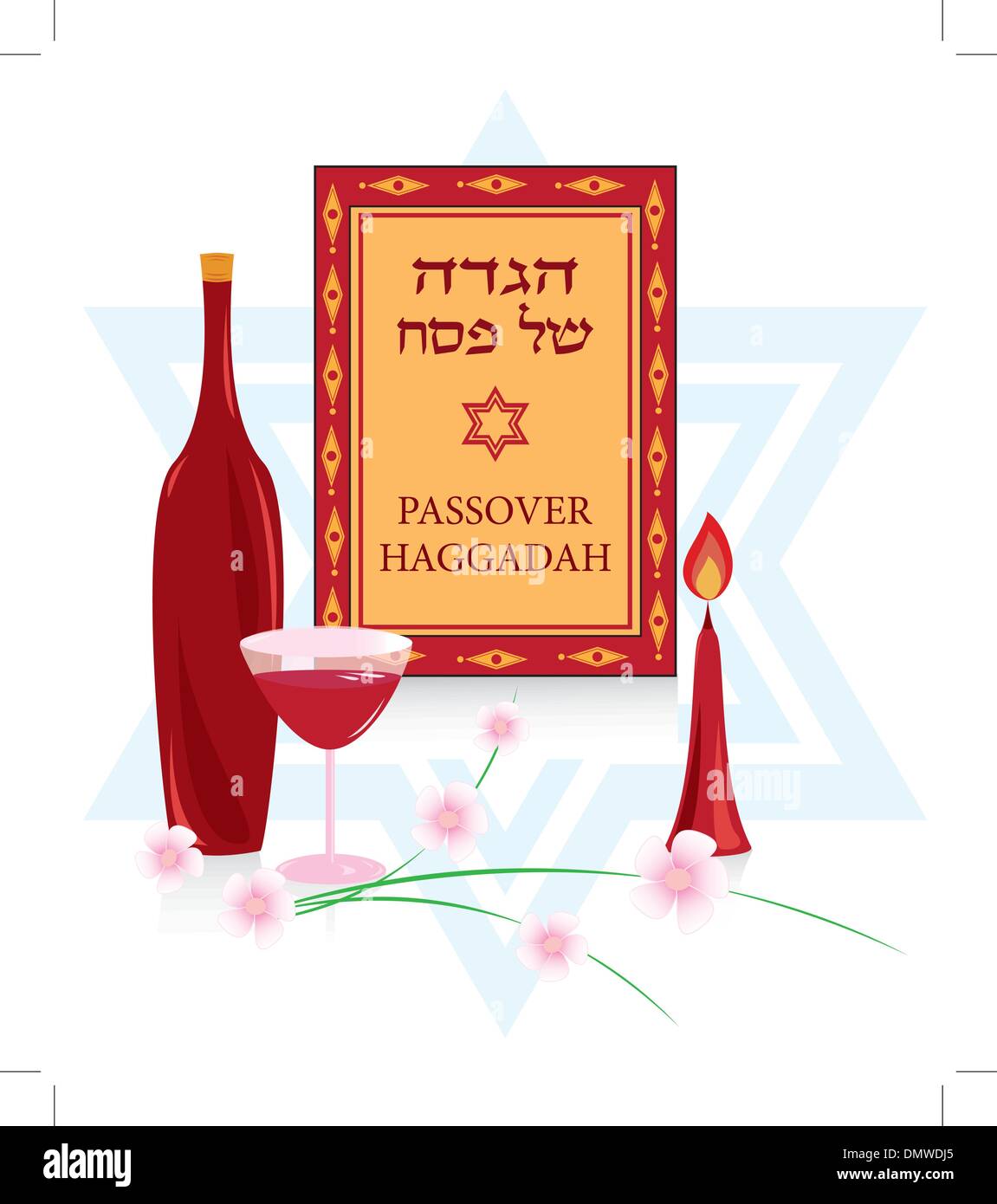Pessach seder Stock-Vektorgrafiken kaufen - Alamy