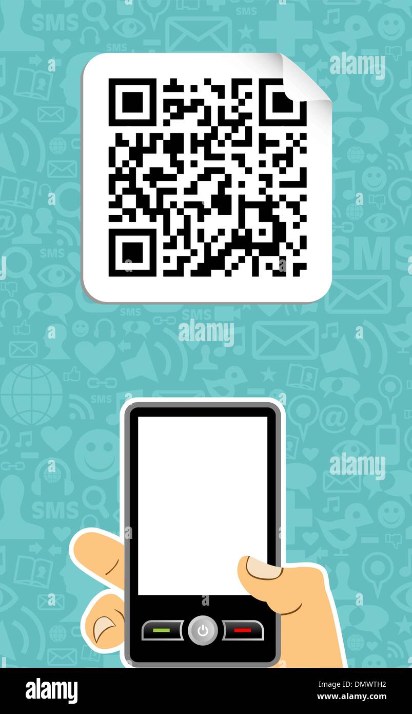 Qr code Stock-Vektorgrafiken kaufen - Alamy