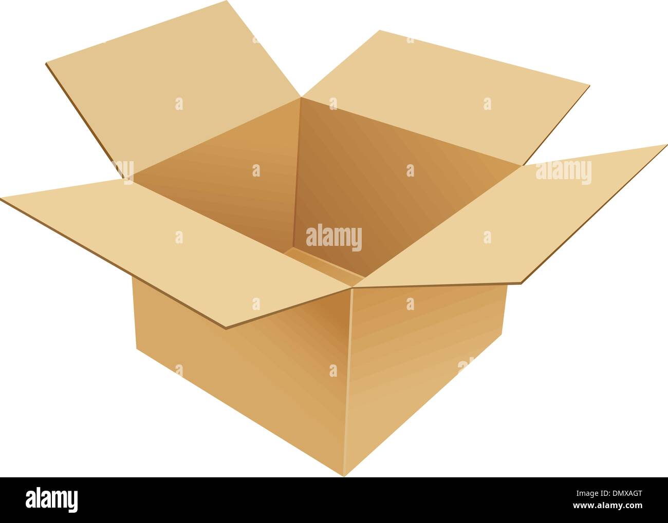 öffnen der box Stock-Vektorgrafiken kaufen - Alamy