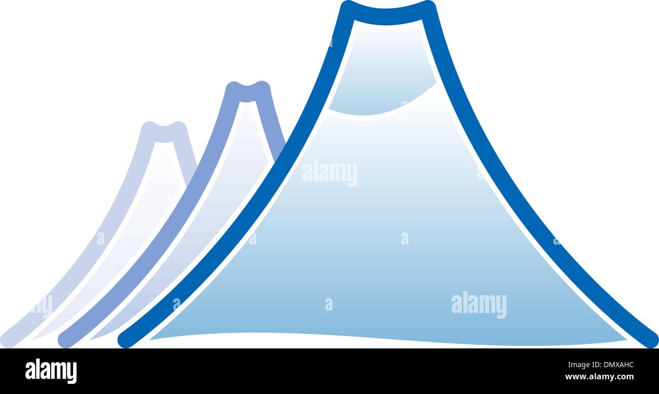Mountain icon Stock-Vektorgrafiken kaufen - Alamy