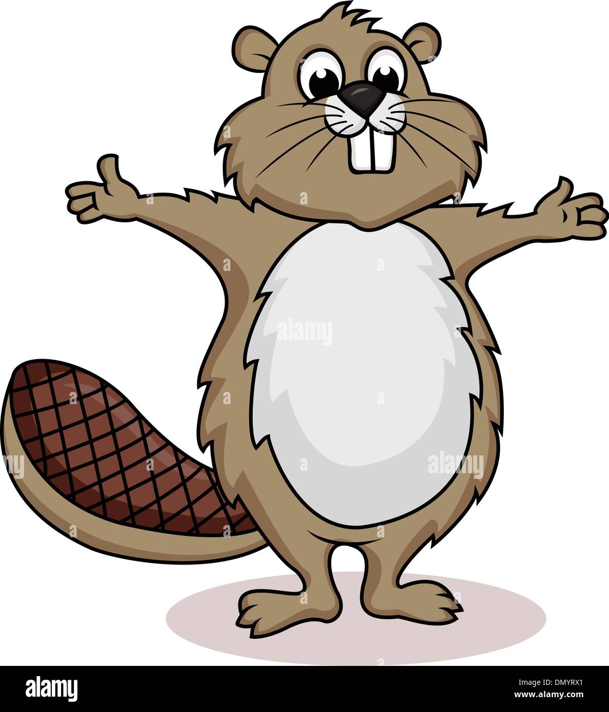 Beaver Cartoon Stockfotos und -bilder Kaufen - Alamy