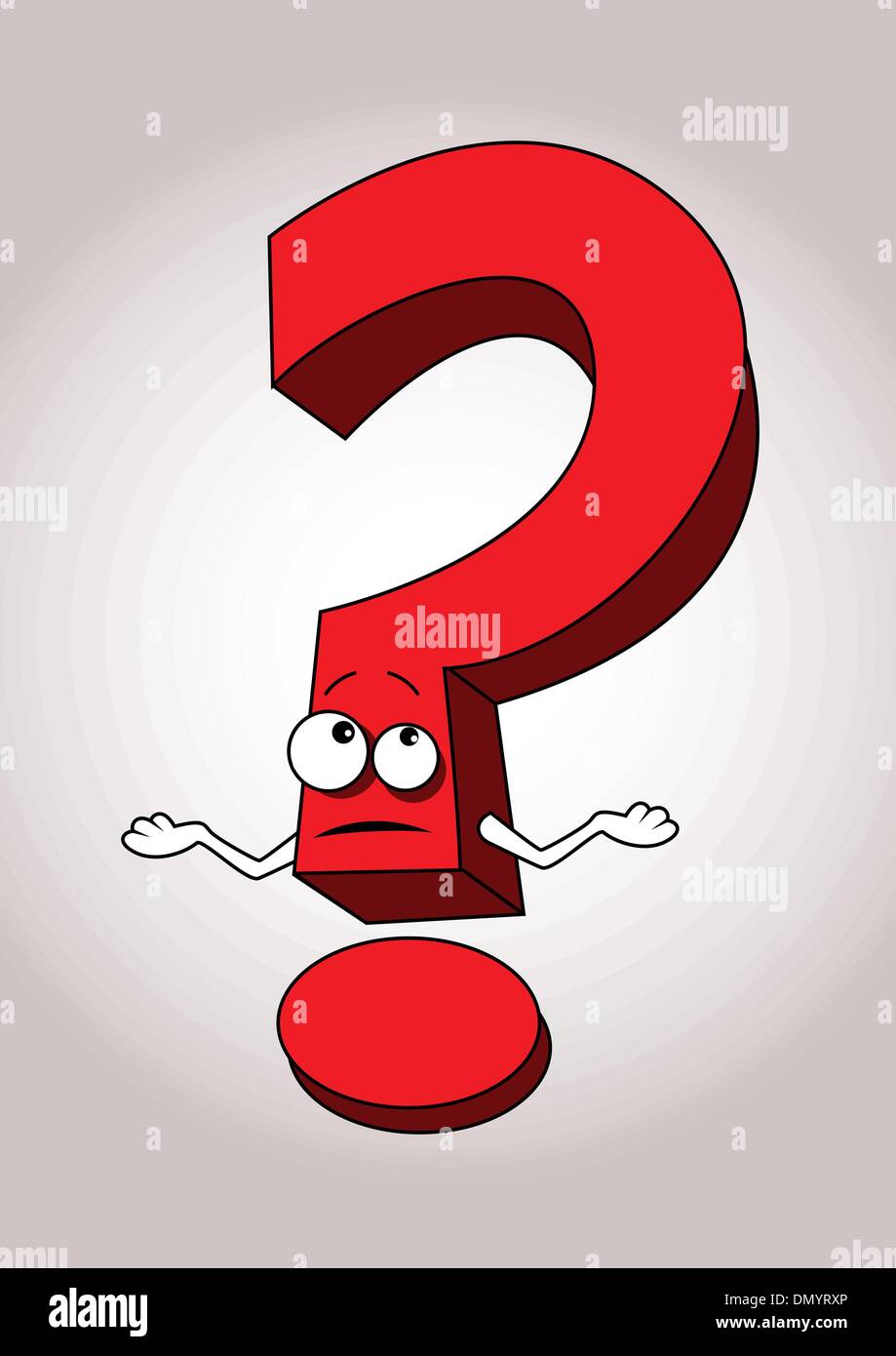 Cartoon question mark -Fotos und -Bildmaterial in hoher Auflösung – Alamy