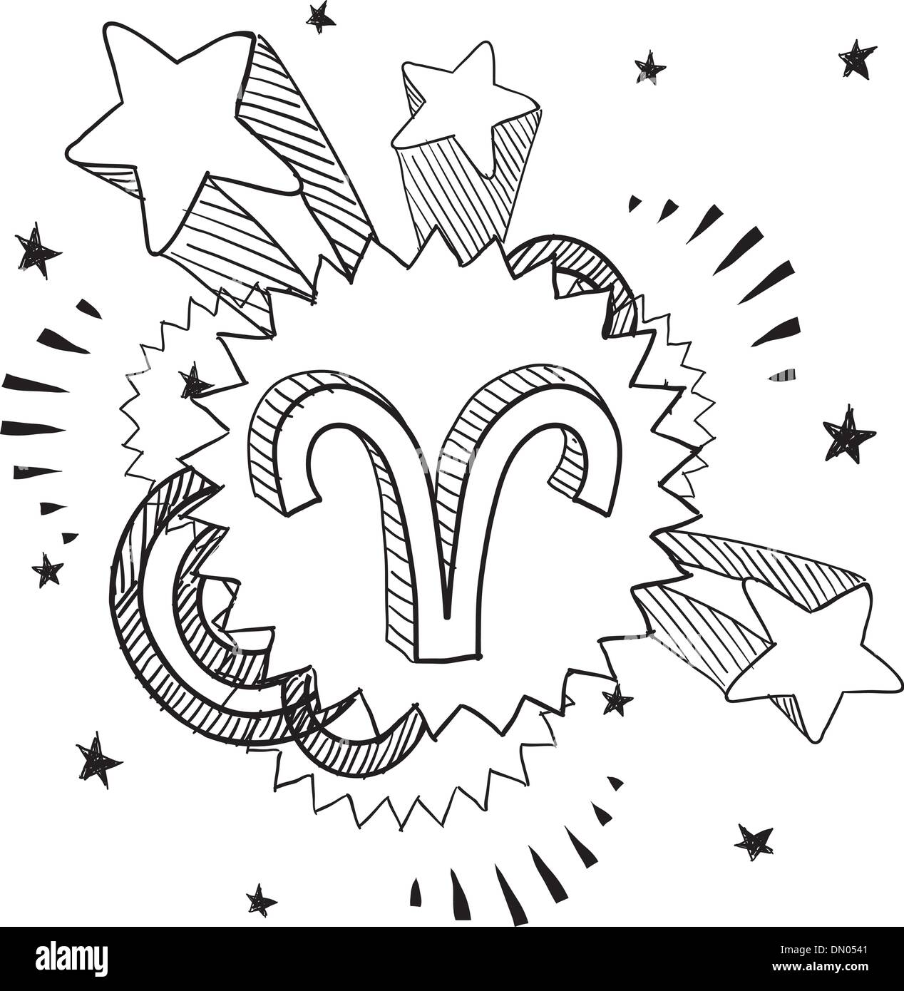 Widder sternzeichen zeichnen -Fotos und -Bildmaterial in hoher Auflösung – Alamy