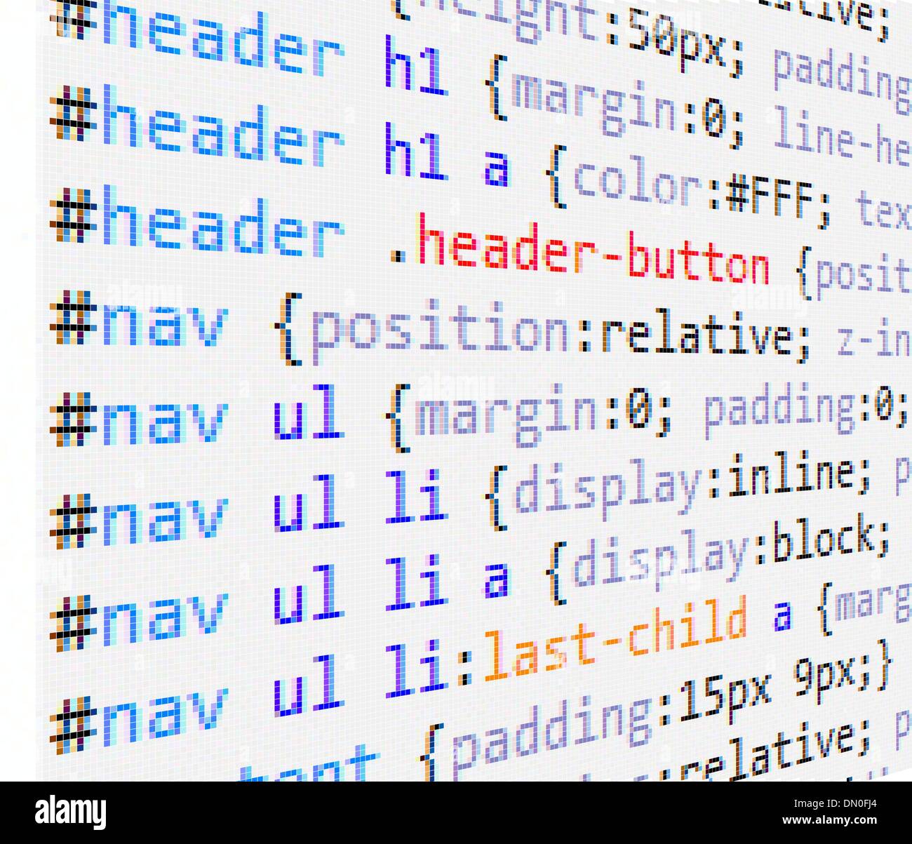 Html vektor vektoren -Fotos und -Bildmaterial in hoher Auflösung – Alamy