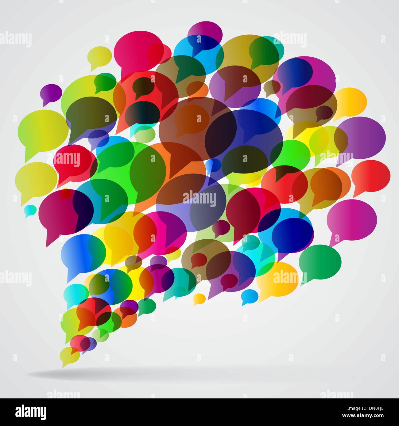 Speech bubbles -Fotos und -Bildmaterial in hoher Auflösung – Alamy