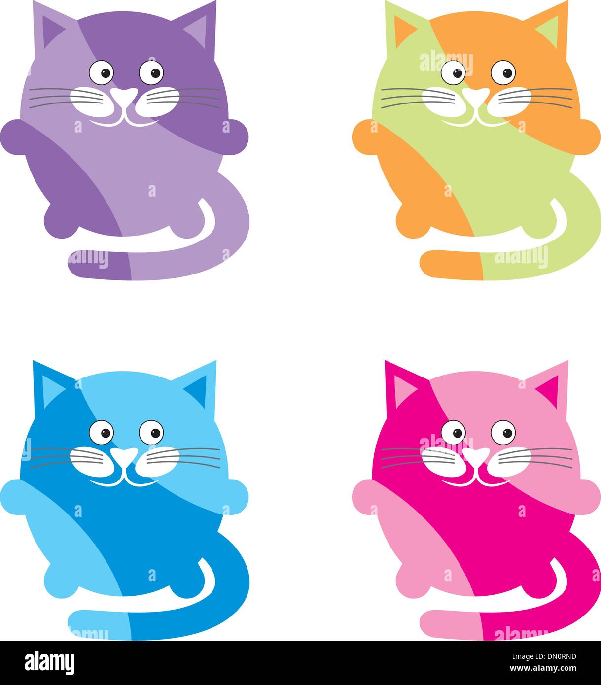 Cartoon katzen -Fotos und -Bildmaterial in hoher Auflösung – Alamy