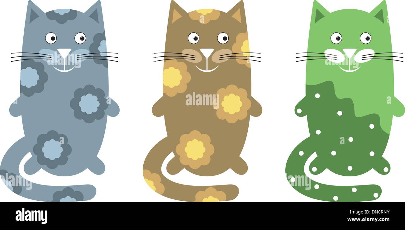Cartoon katzen -Fotos und -Bildmaterial in hoher Auflösung – Alamy