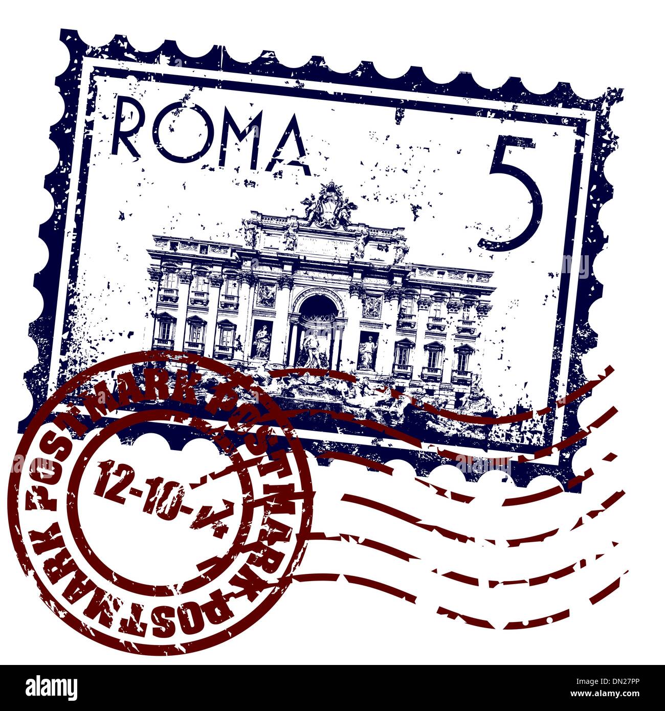 Vektor-Illustration der einzelnen ROM Symbol Stock-Vektorgrafik - Alamy