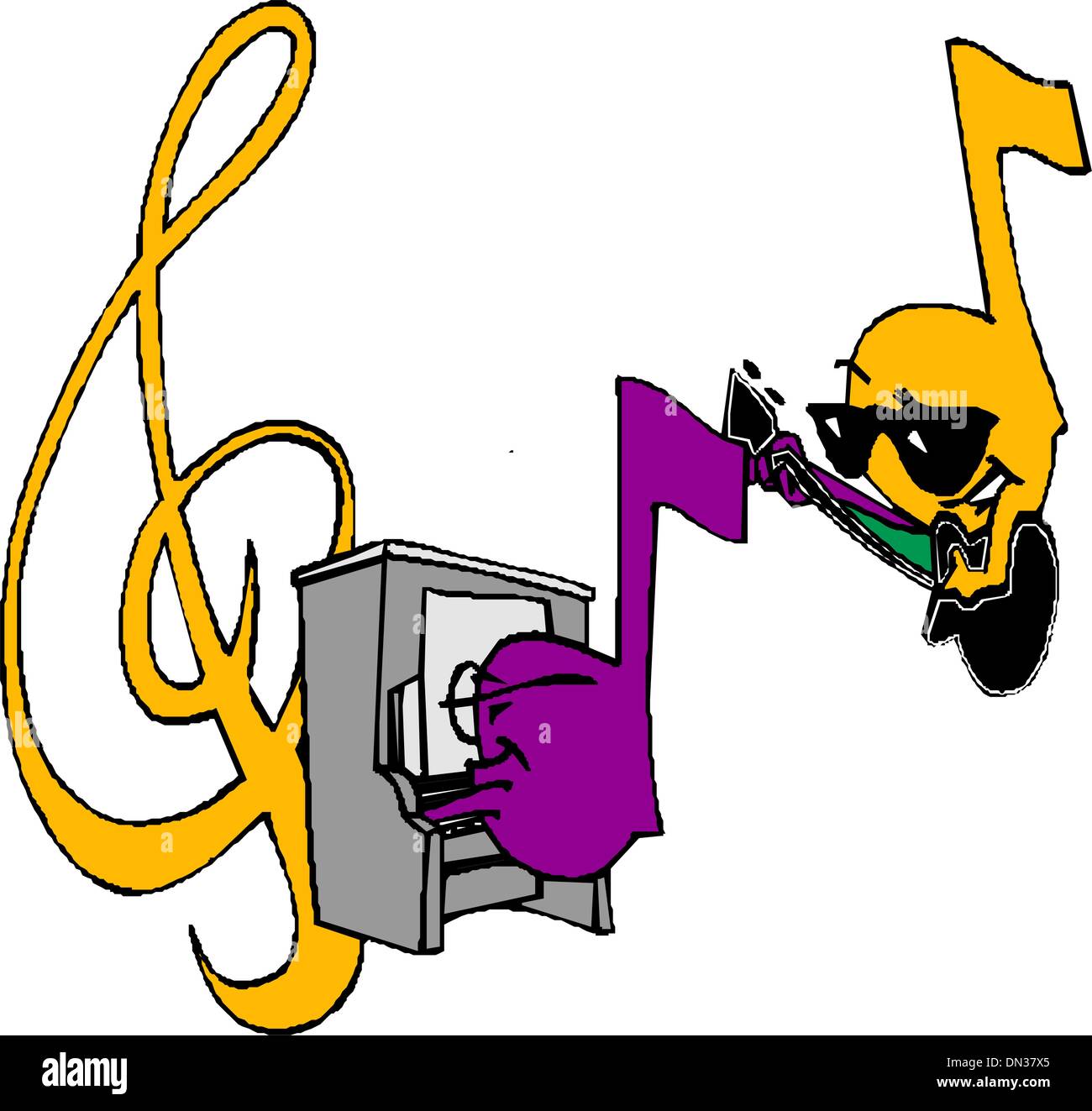 Grafische notation Stock-Vektorgrafiken kaufen - Alamy