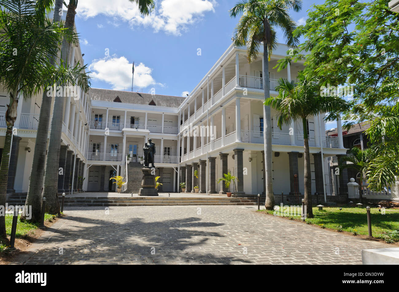 Das Government House, Port Louis, Mauritius Stockfotografie - Alamy