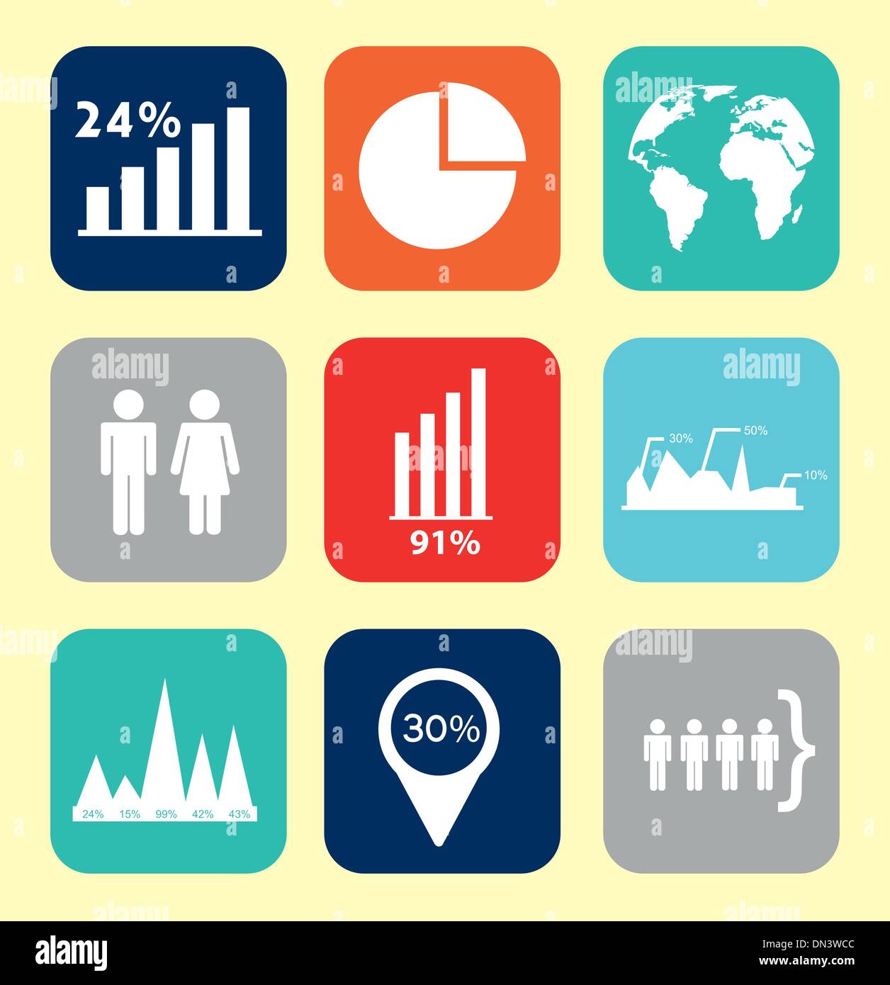 Infografiken Symbole Stockfotos und -bilder Kaufen - Alamy