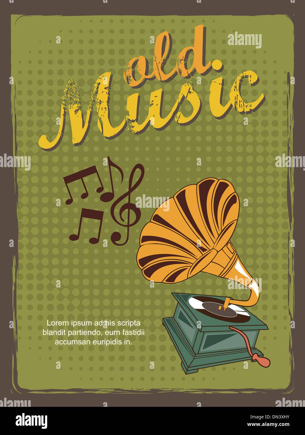 Altes jazzplakat Stock-Vektorgrafiken kaufen - Alamy