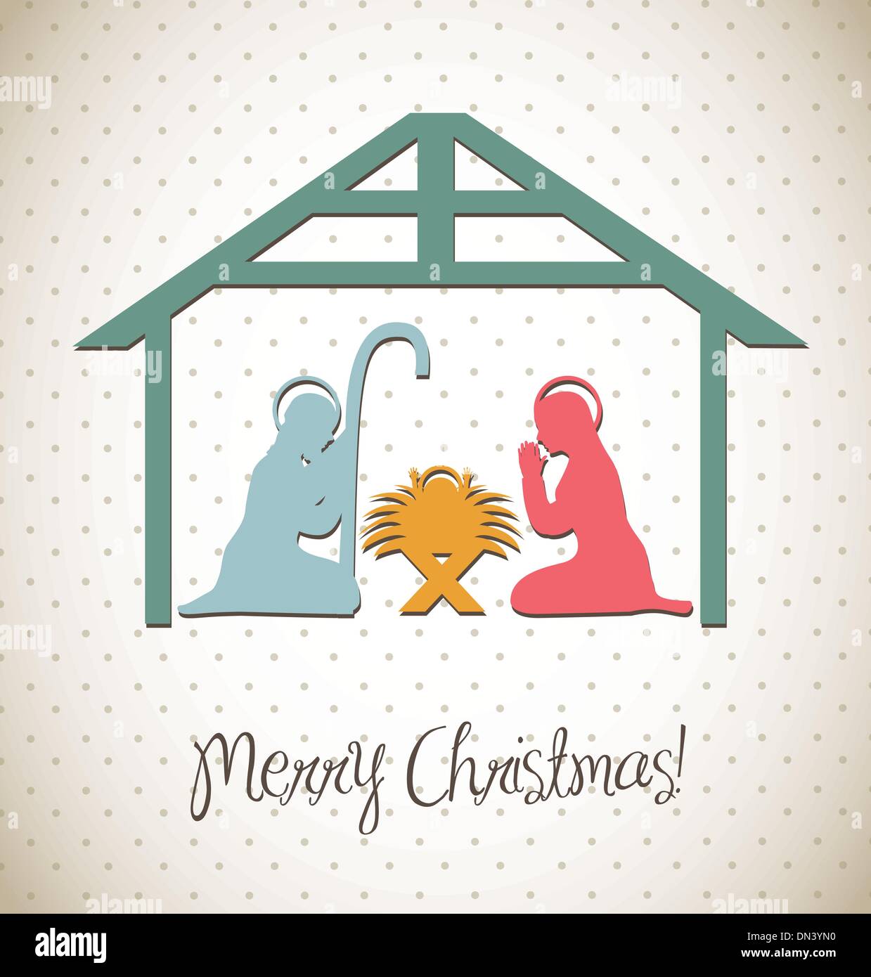 Mary neugeborener christus Stock-Vektorgrafiken kaufen - Alamy