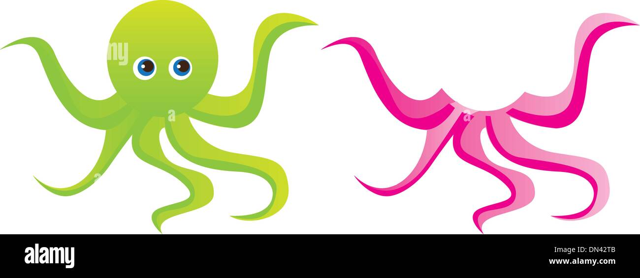 Octopus cartoon -Fotos und -Bildmaterial in hoher Auflösung – Alamy
