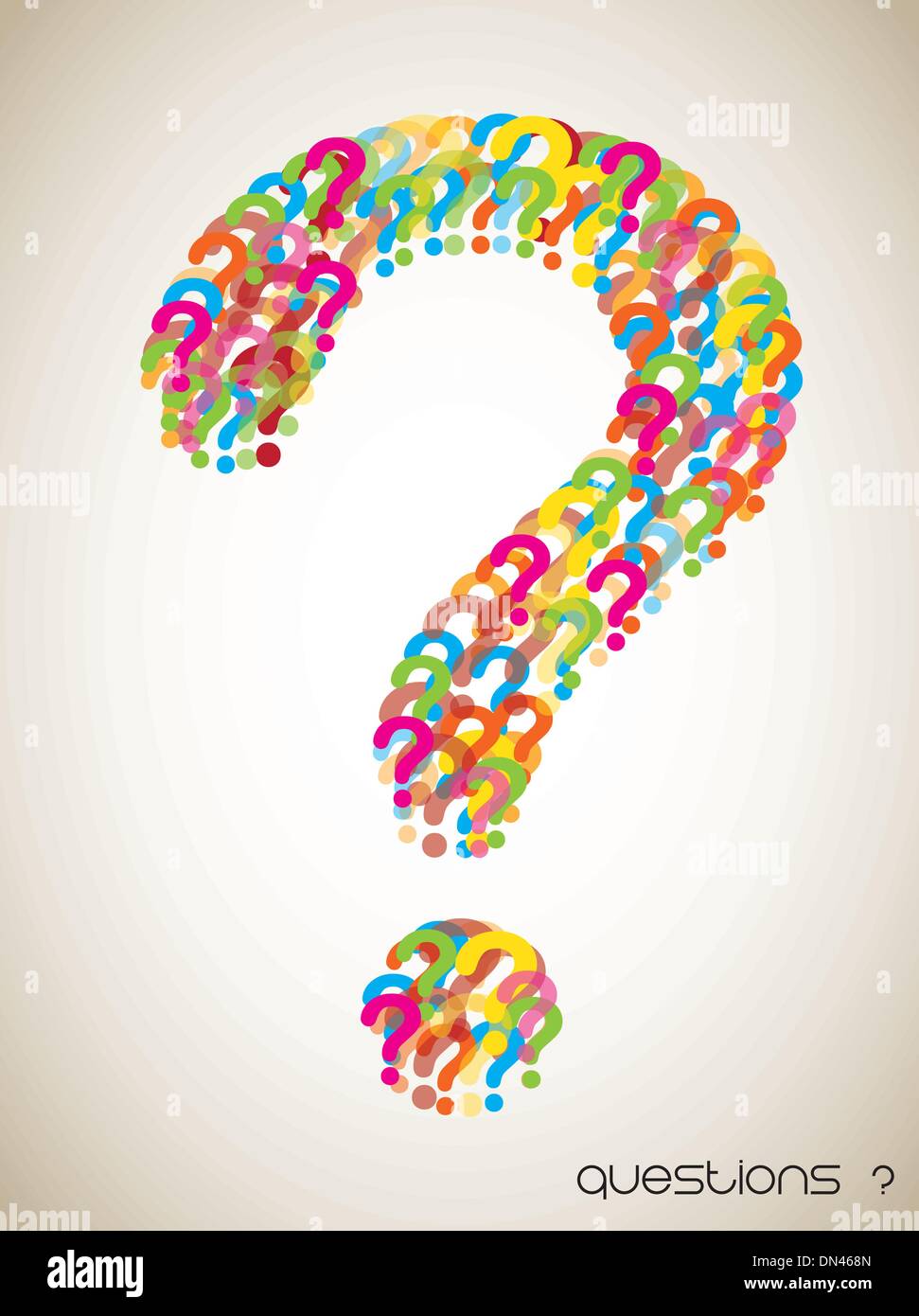 Figure with question mark Stock-Vektorgrafiken kaufen - Alamy