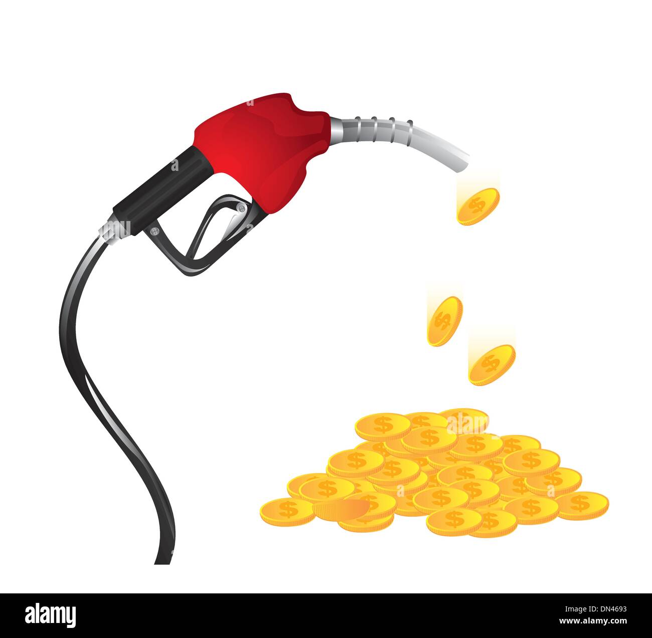 Gasoline nozzle Stock-Vektorgrafiken kaufen - Alamy