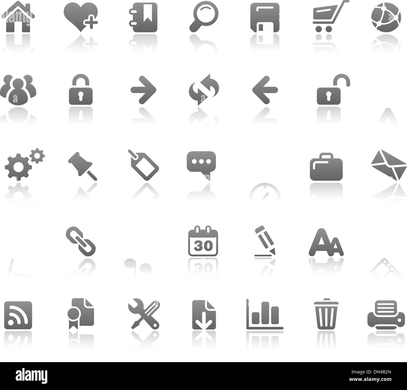 Grundlegende symbole Stock-Vektorgrafiken kaufen - Alamy