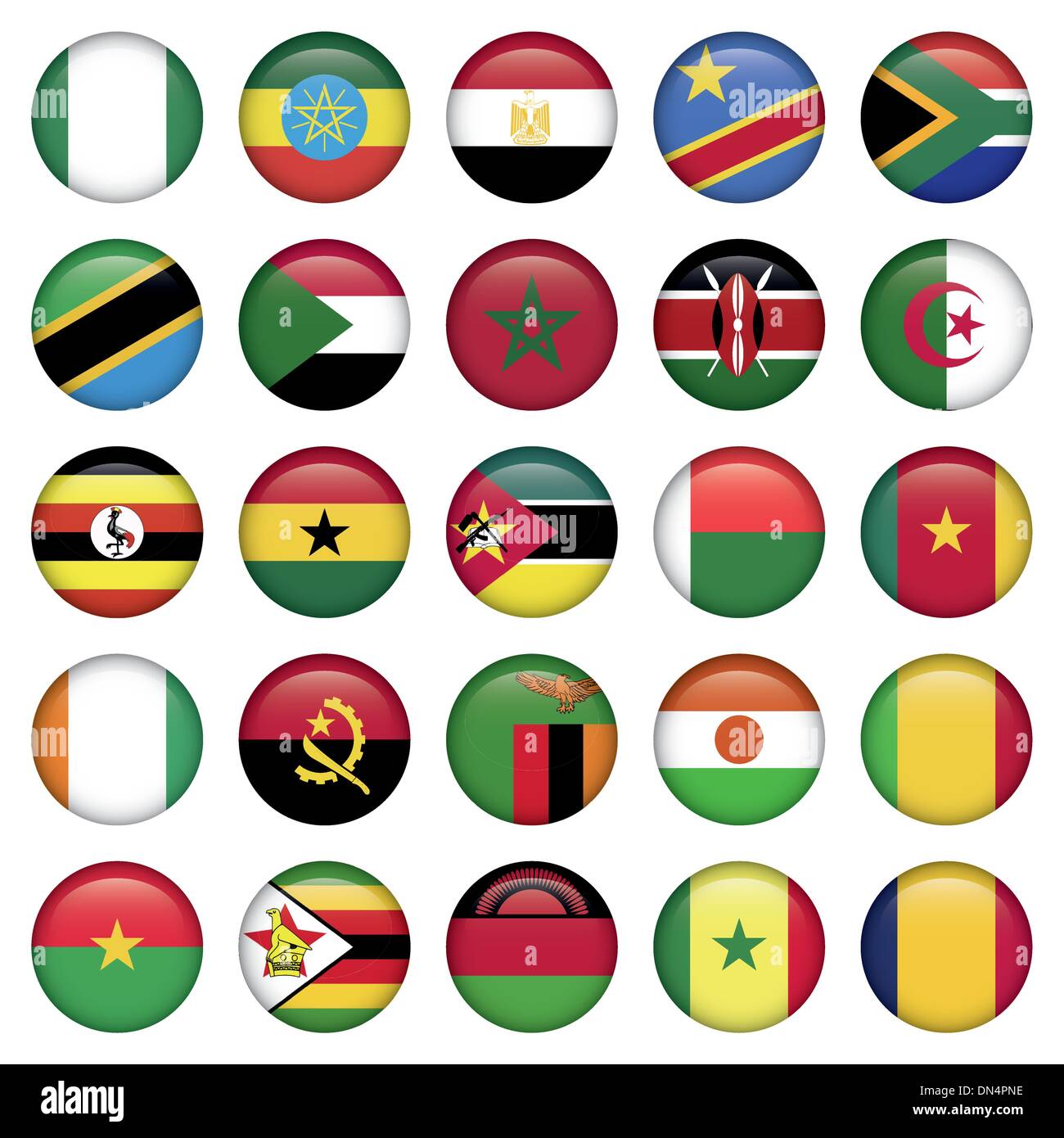 Afrikanische flaggen -Fotos und -Bildmaterial in hoher Auflösung – Alamy