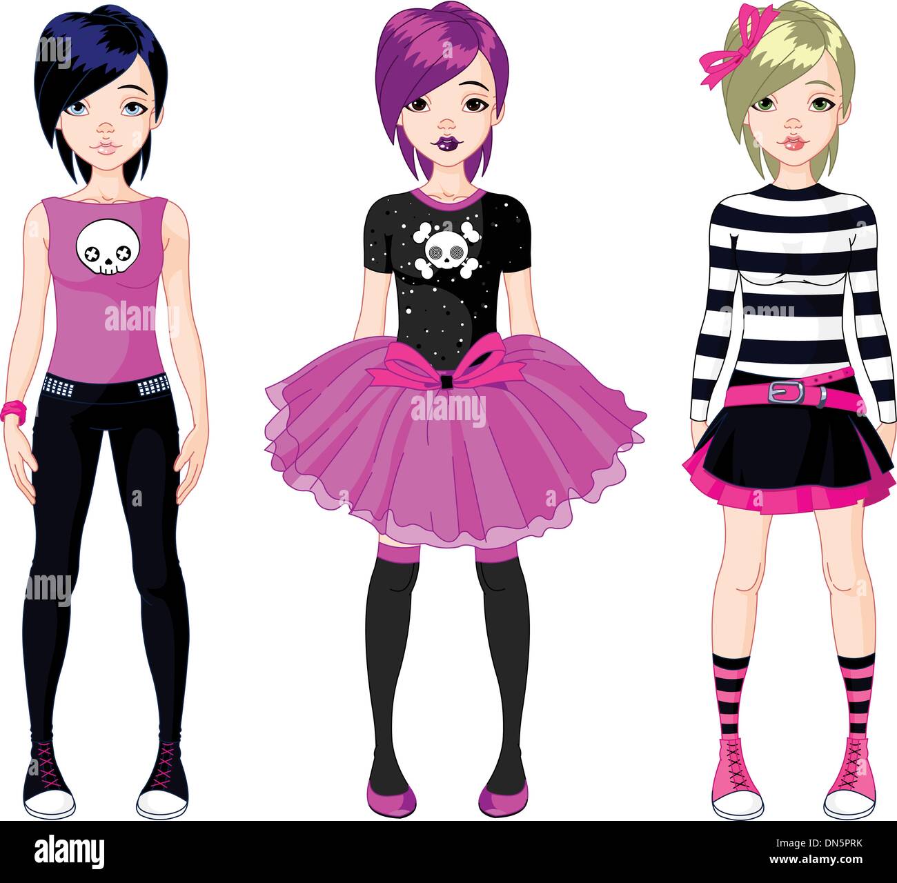 Emo stil -Fotos und -Bildmaterial in hoher Auflösung – Alamy