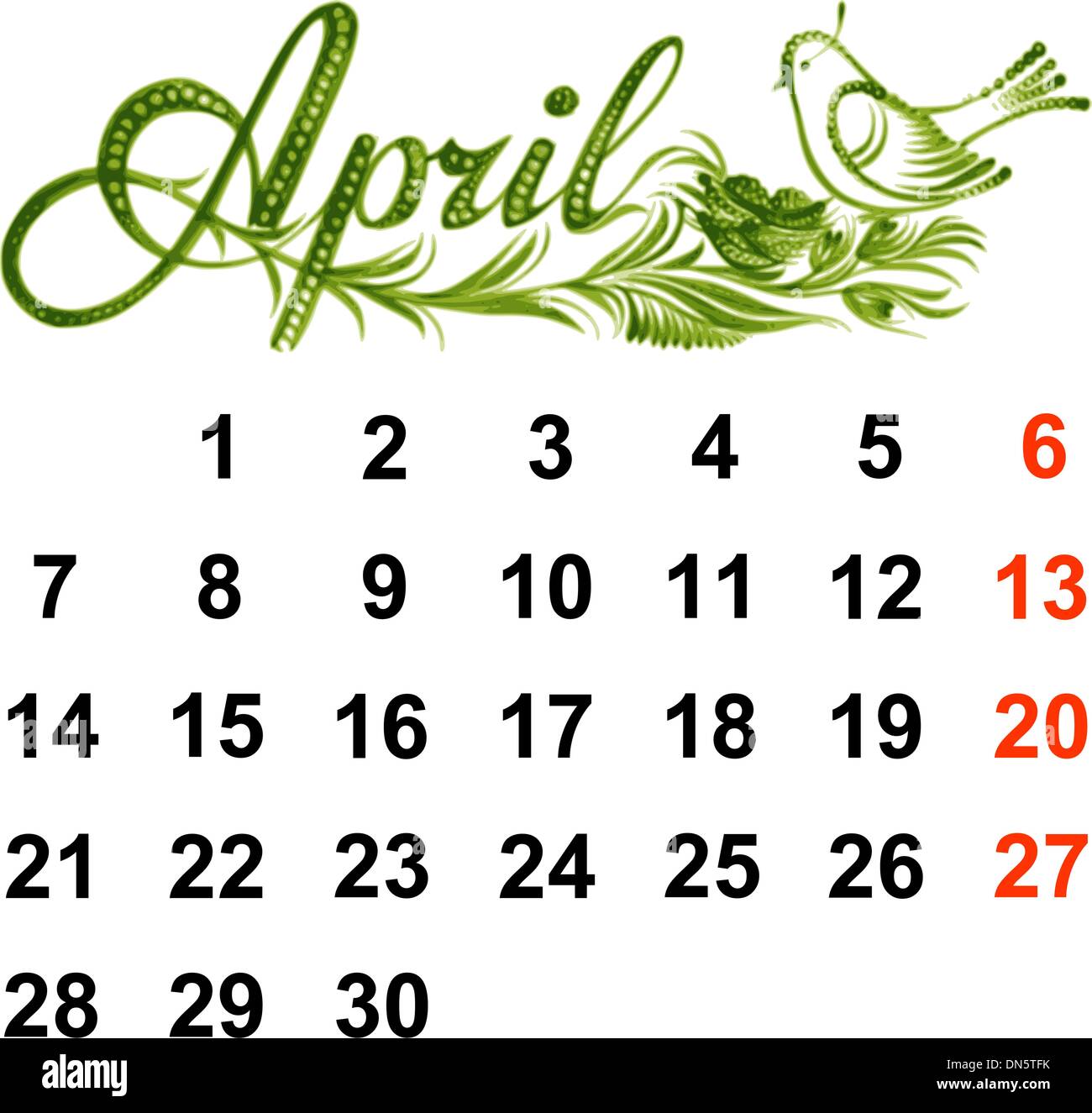 Aquarell kalender -Fotos und -Bildmaterial in hoher Auflösung – Alamy