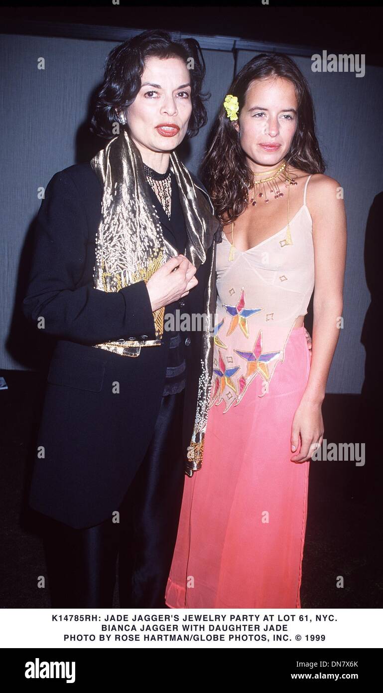 Jade jagger bianca jagger -Fotos und -Bildmaterial in hoher Auflösung ...