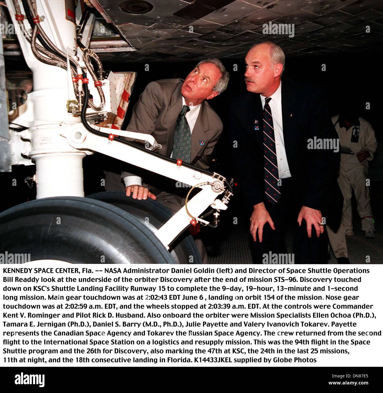 6. Juni 1999 - K14433JKEL. KEDDEDY SPACE CENTER, Florida. NASA ...