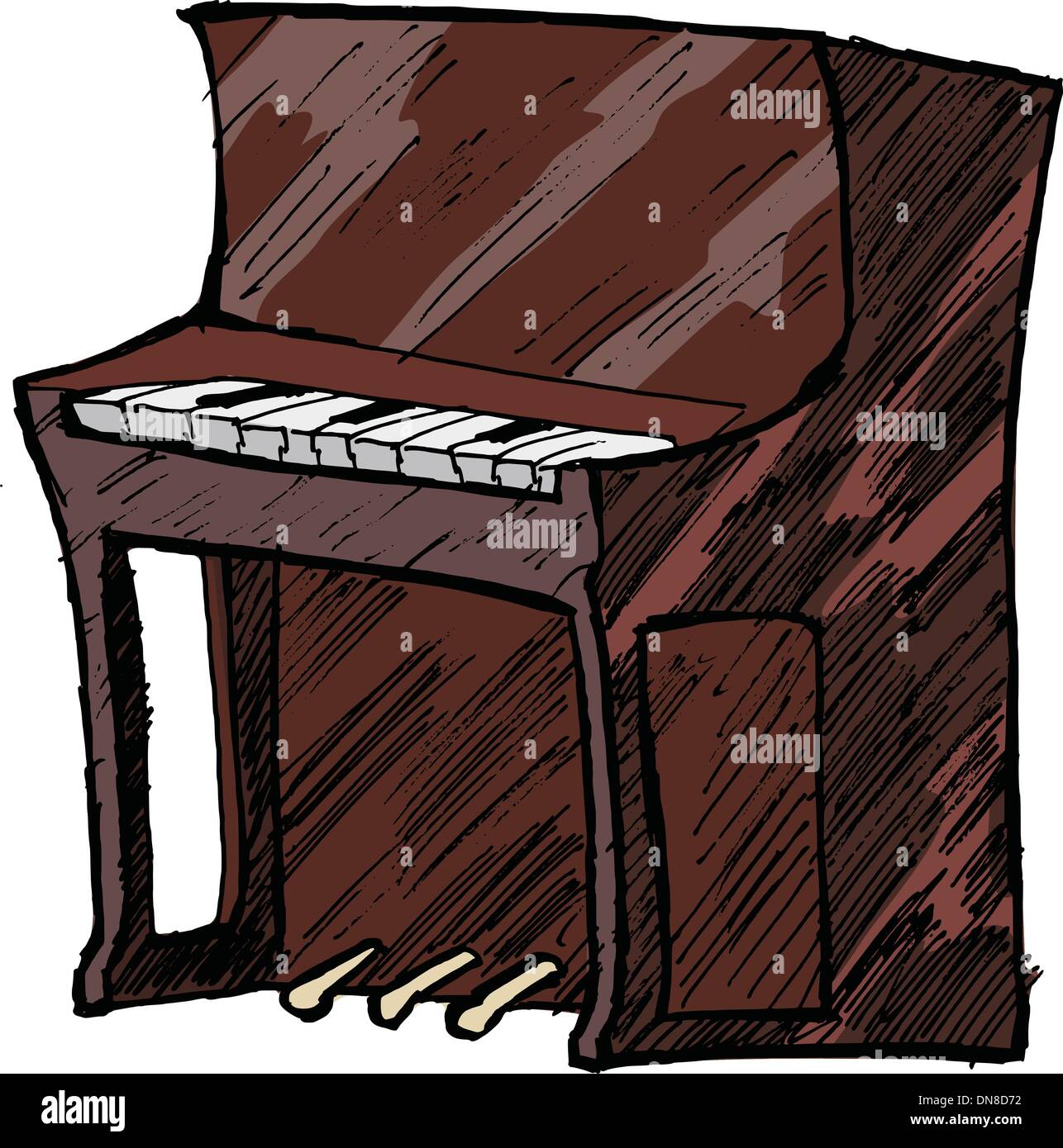 Klavier cartoon Stock-Vektorgrafiken kaufen - Alamy