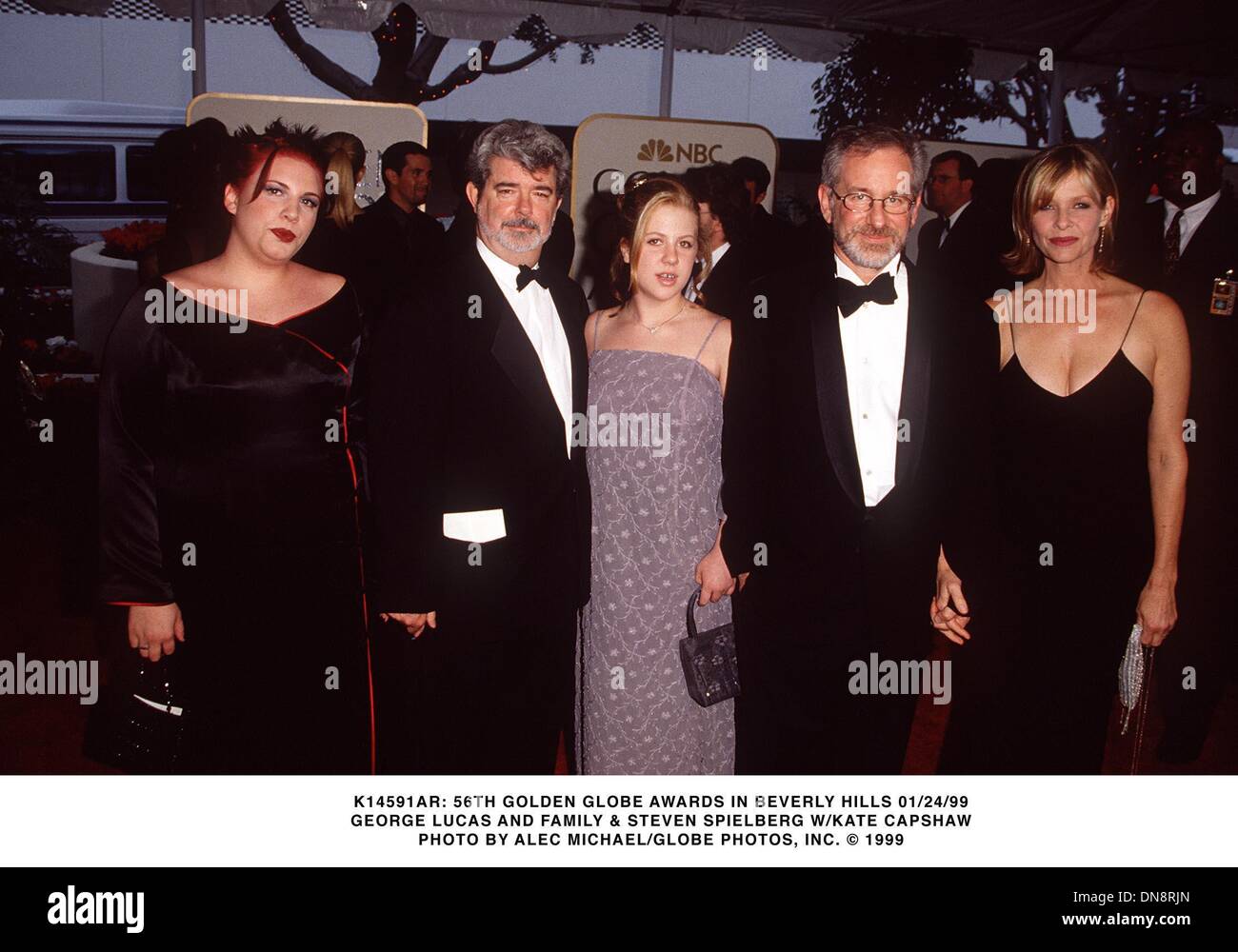 Kate Capshaw Steven Spielberg Family Stockfotos und -bilder Kaufen - Alamy