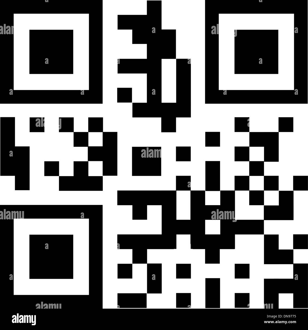 Schwarzer qr code sagt Stock-Vektorgrafiken kaufen - Alamy