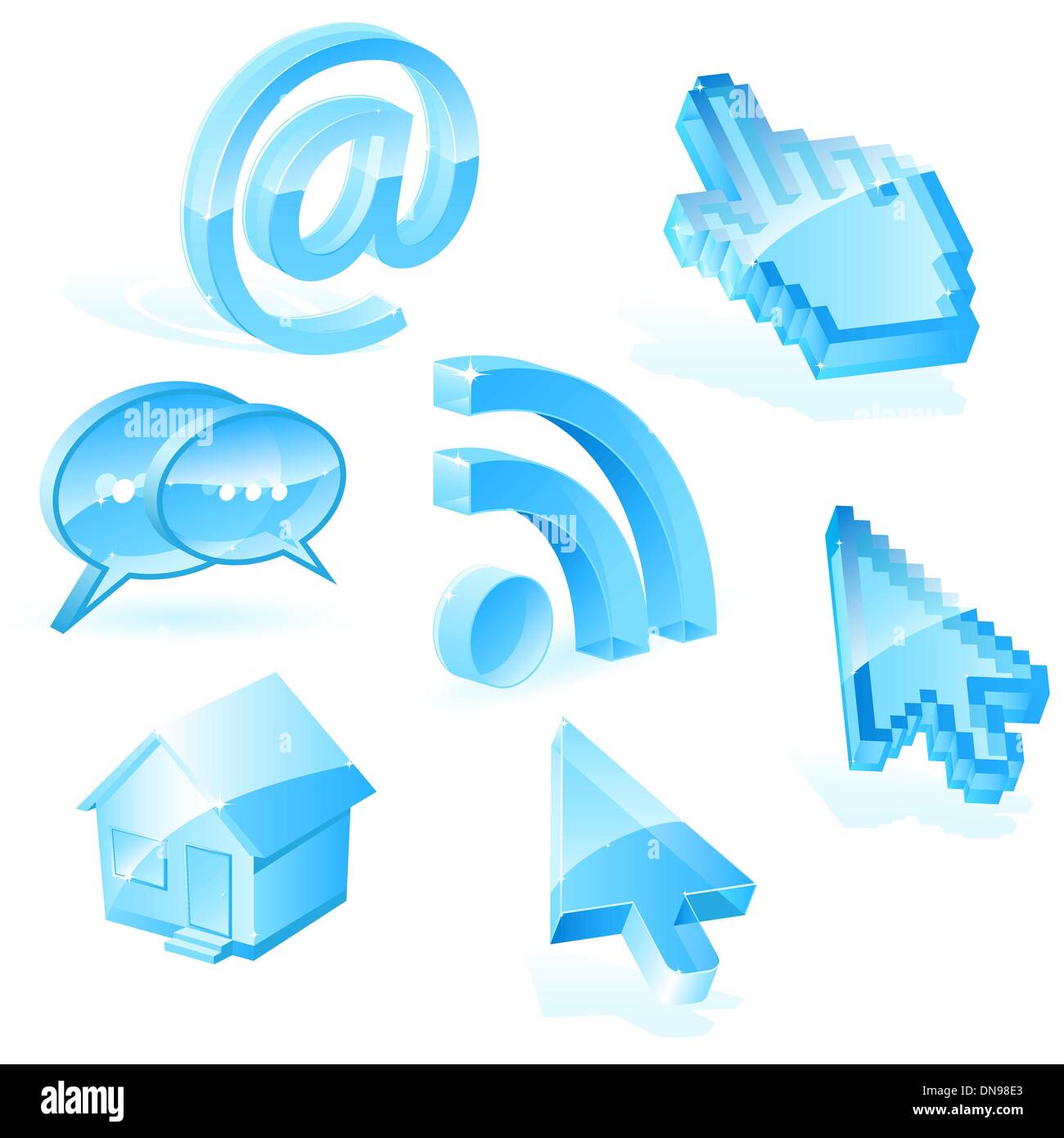 Web symbols -Fotos und -Bildmaterial in hoher Auflösung – Alamy
