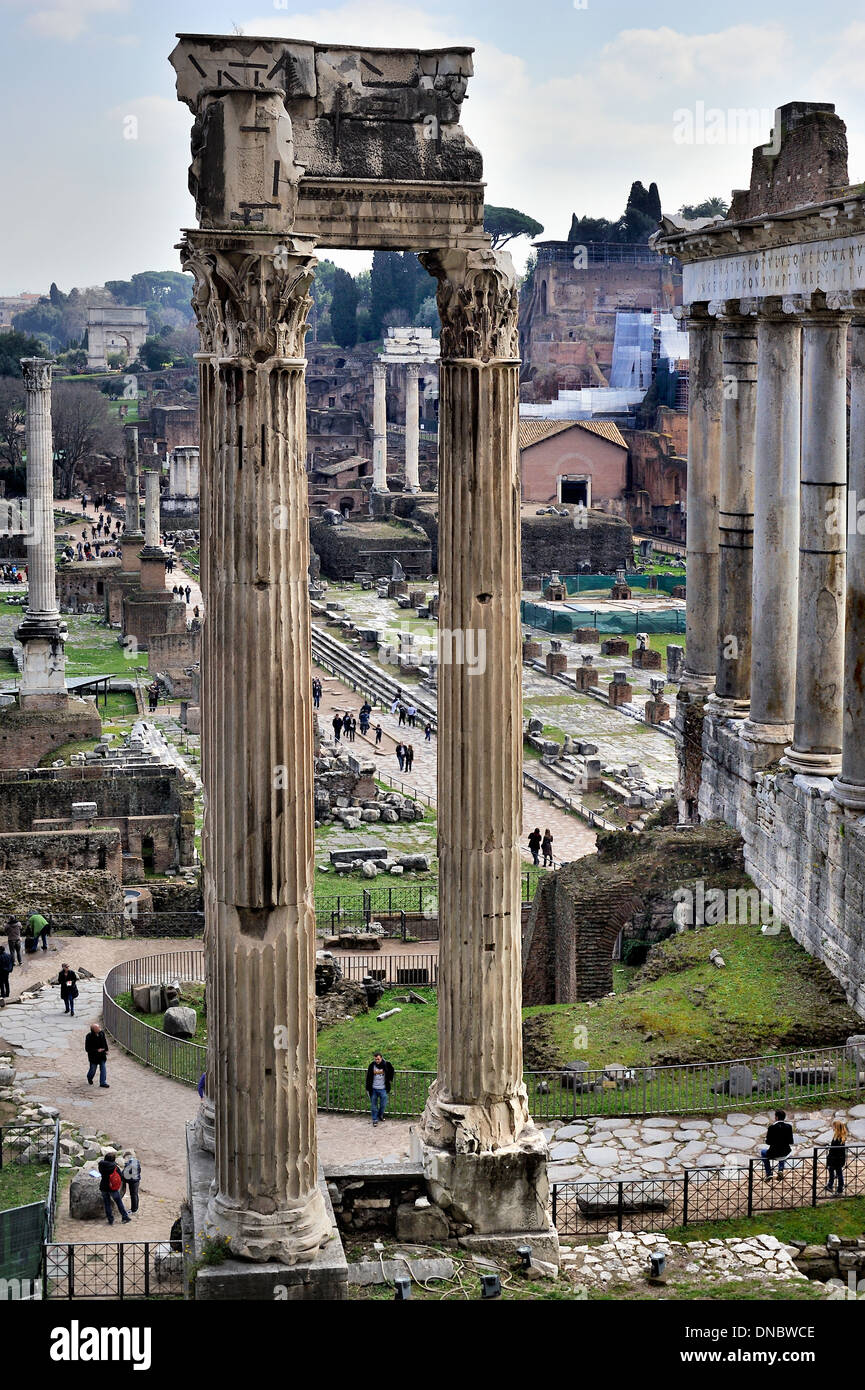 The forum romanum -Fotos und -Bildmaterial in hoher Auflösung – Alamy