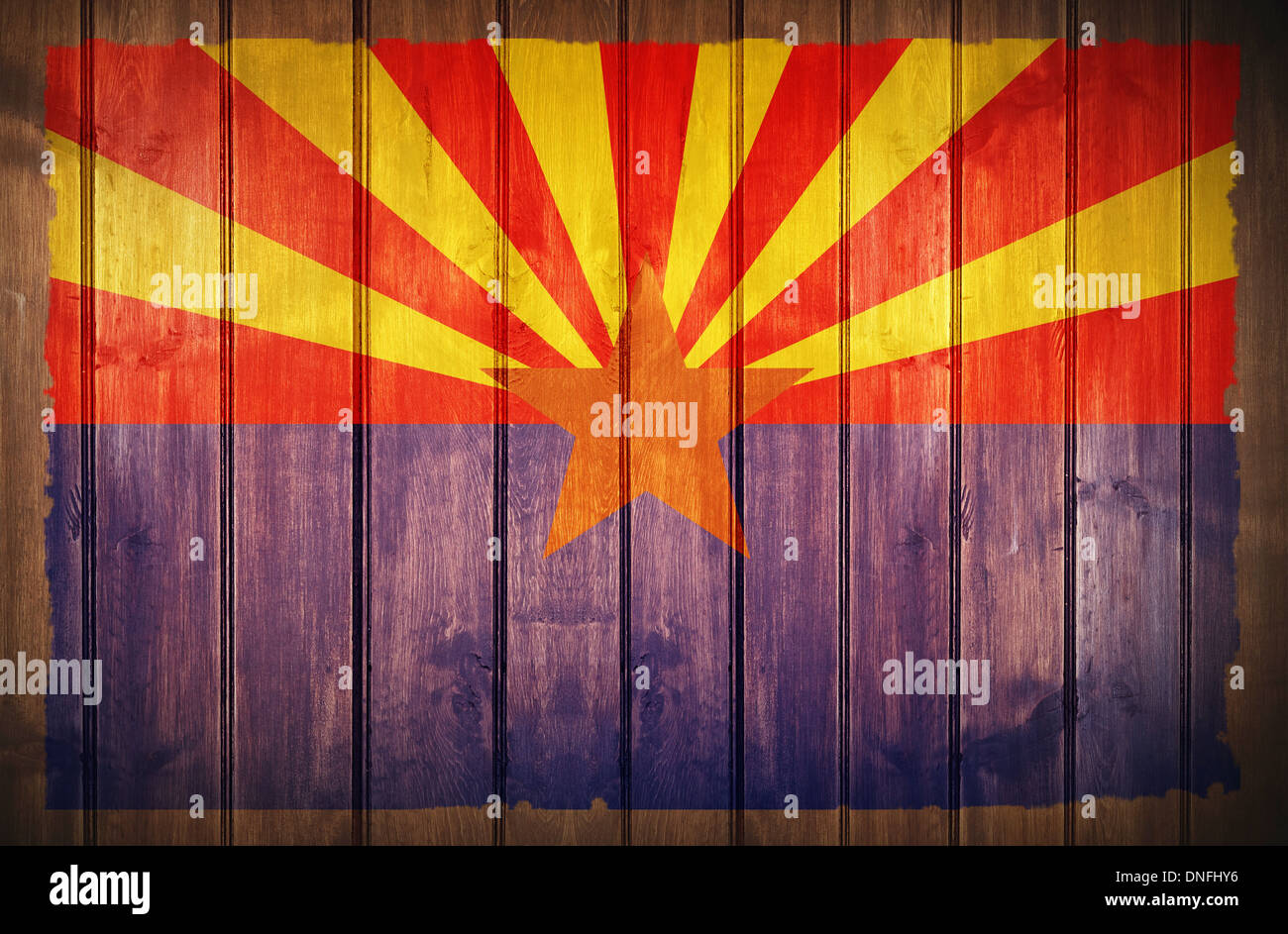 Arizona Flag Stockfotos und -bilder Kaufen - Alamy