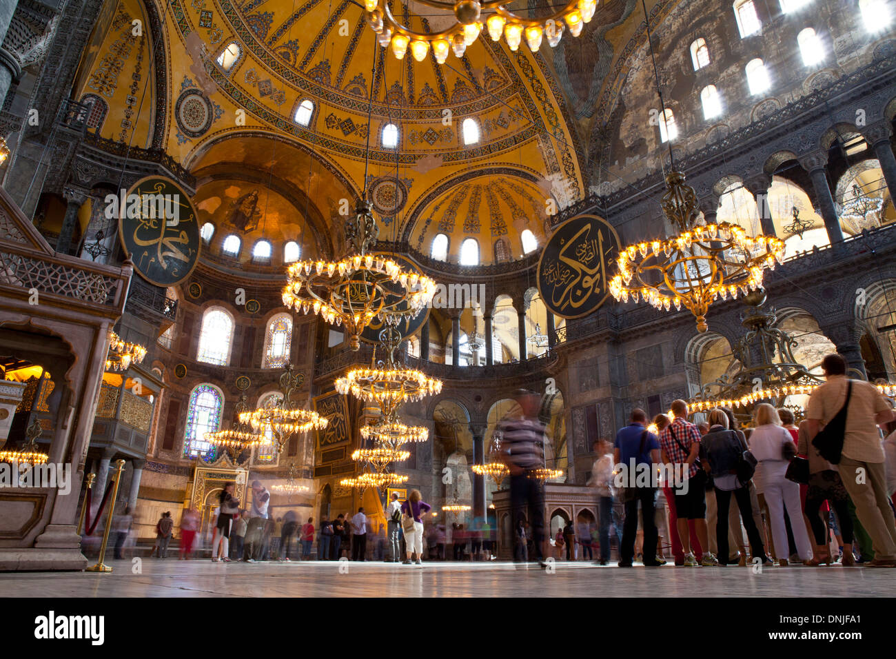 Interior of the aya sofia -Fotos und -Bildmaterial in hoher Auflösung – Alamy