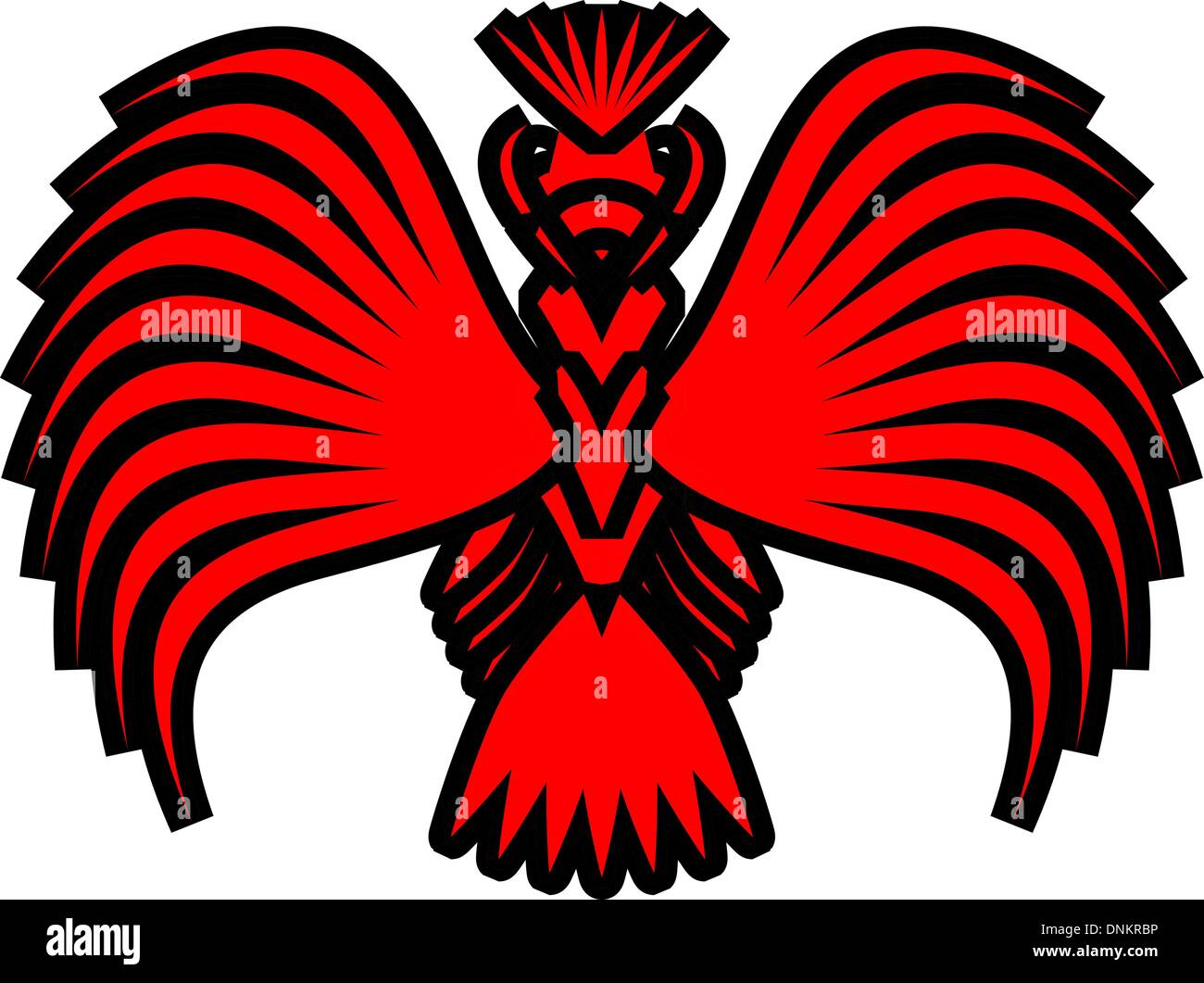 Adler-Symbole und Tattoo, Vektor-Illustration Stock-Vektorgrafik - Alamy
