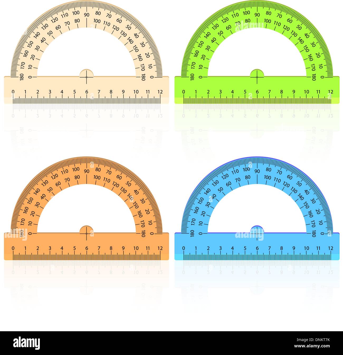 Zahlen auf dem lineal Stock-Vektorgrafiken kaufen - Alamy