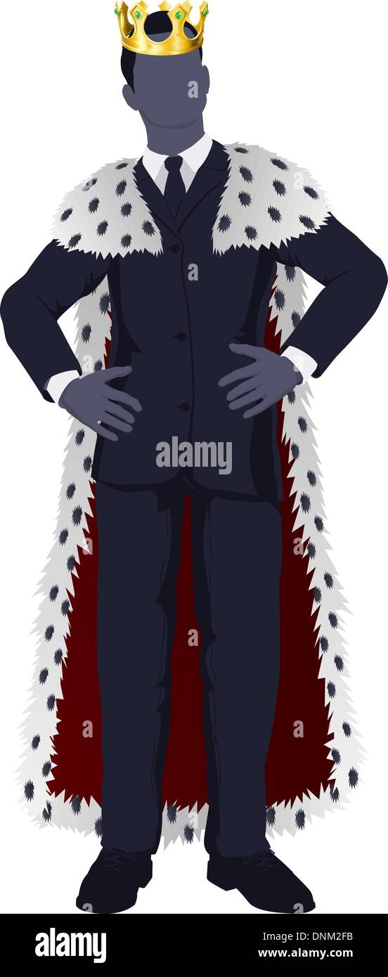 Der mann könig Stock-Vektorgrafiken kaufen - Alamy
