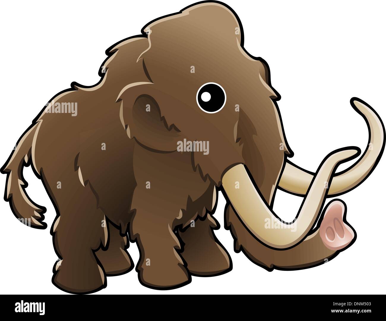 Cartoon woolly mammoth Stock-Vektorgrafiken kaufen - Alamy