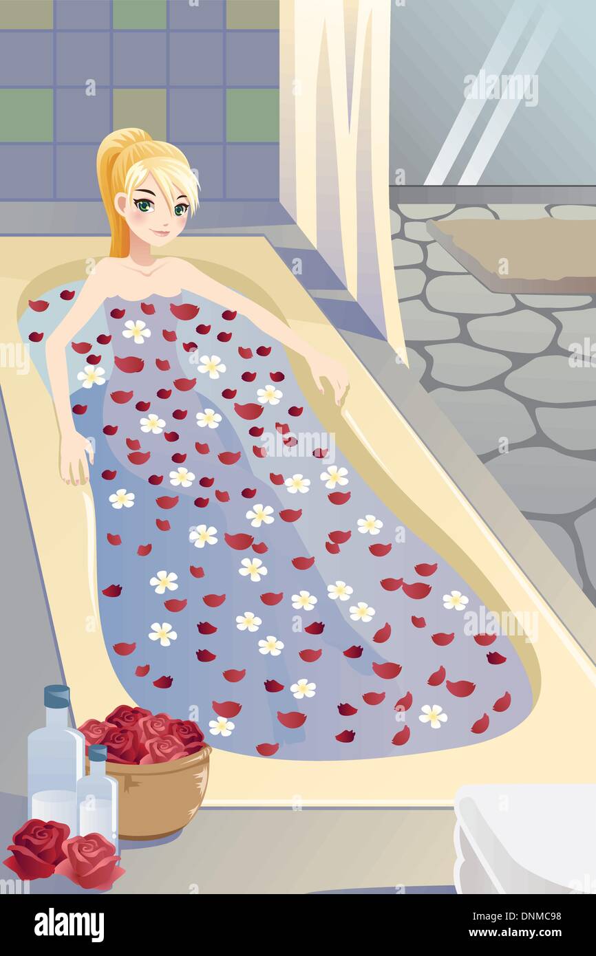 Spa cartoon Stock-Vektorgrafiken kaufen - Alamy