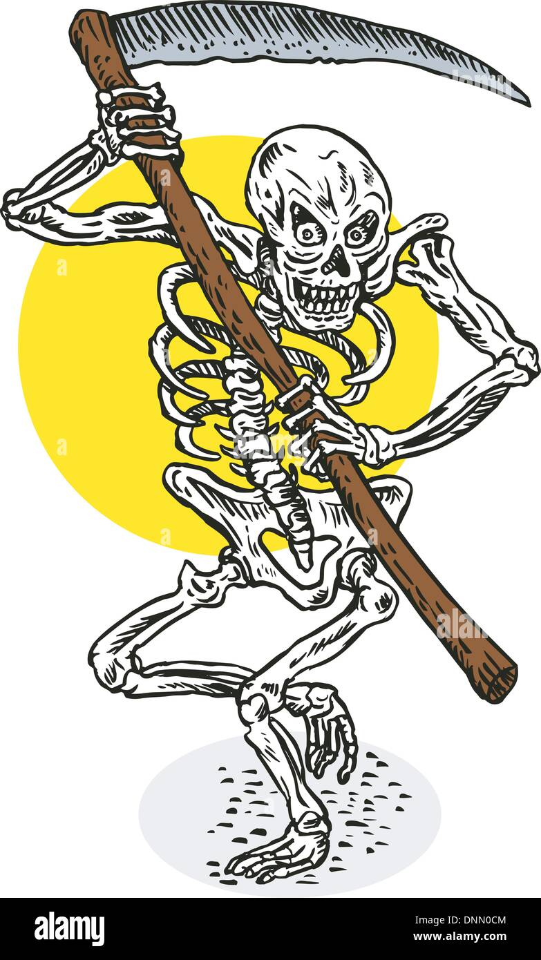 Der sensenmann Stock-Vektorgrafiken kaufen - Alamy