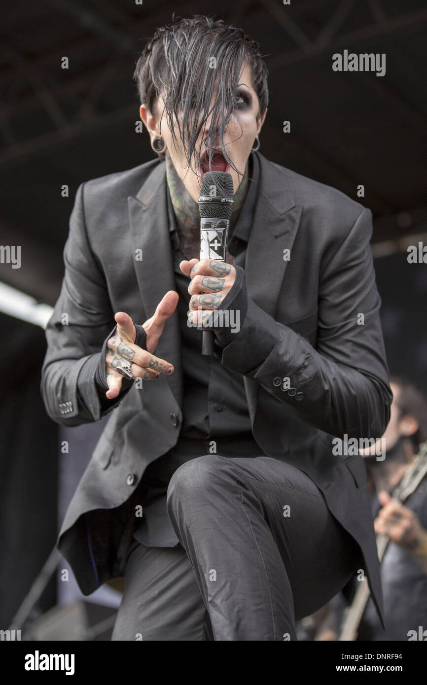 Chris Motionless Cerulli Stockfotos & Chris Motionless Cerulli Bilder ...