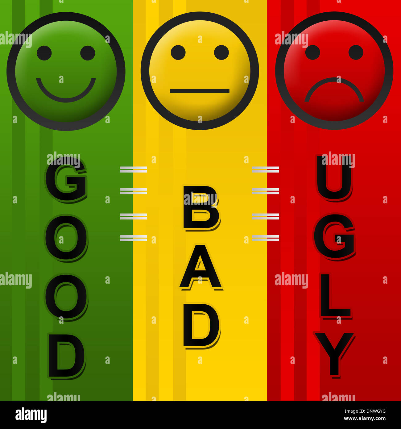 Das gute das schlechte -Fotos und -Bildmaterial in hoher Auflösung – Alamy