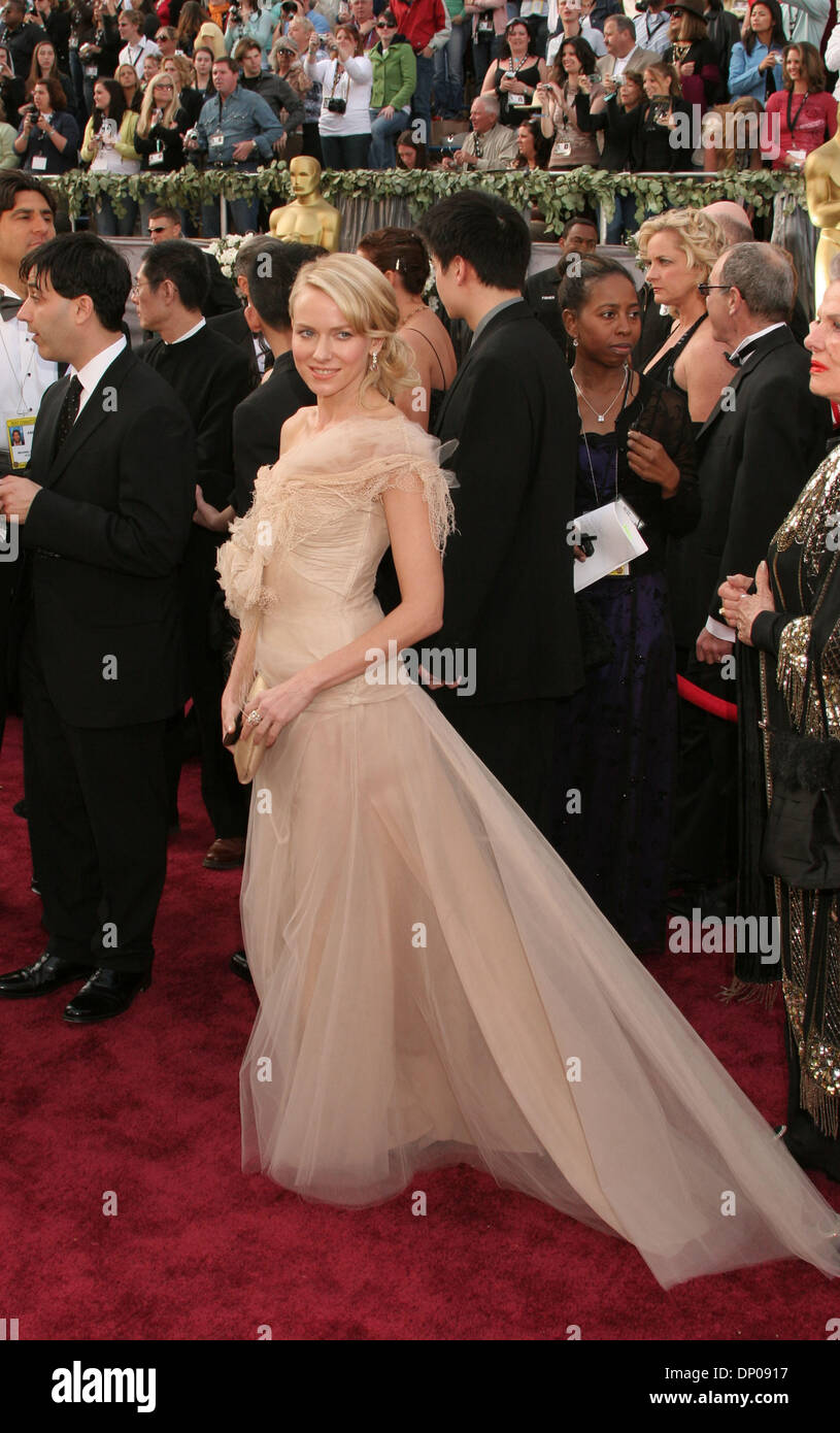 5. März 2006; Hollywood, Kalifornien, USA; OSCARS 2006: Schauspielerin NAOMI WATTS bei der 78 ...