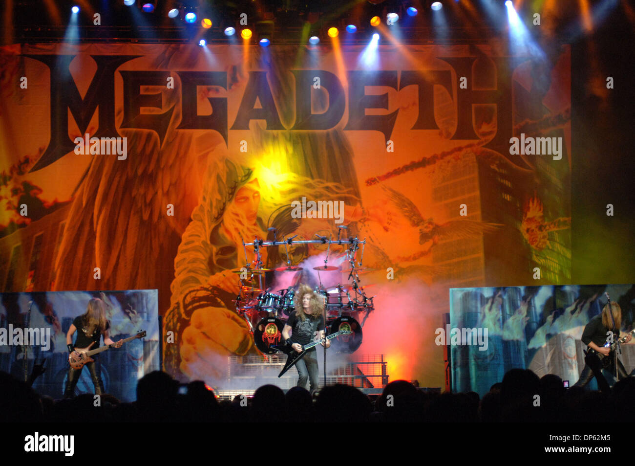 3. Oktober 2006; Portsmouth, VA, USA; GIGANTOUR bringt Heavy-Metal-Legenden MEGADETH zu Netelos ...