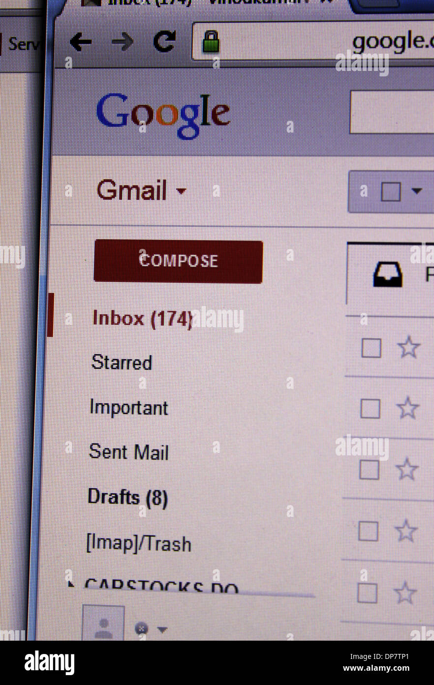 Google mail -Fotos und -Bildmaterial in hoher Auflösung – Alamy
