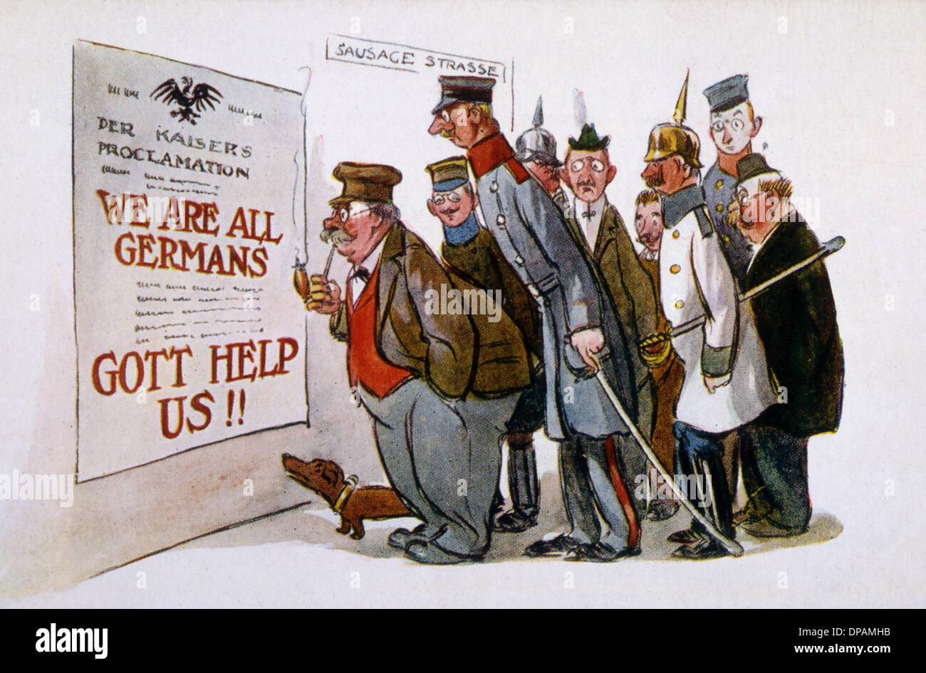 Anti german cartoons -Fotos und -Bildmaterial in hoher Auflösung – Alamy