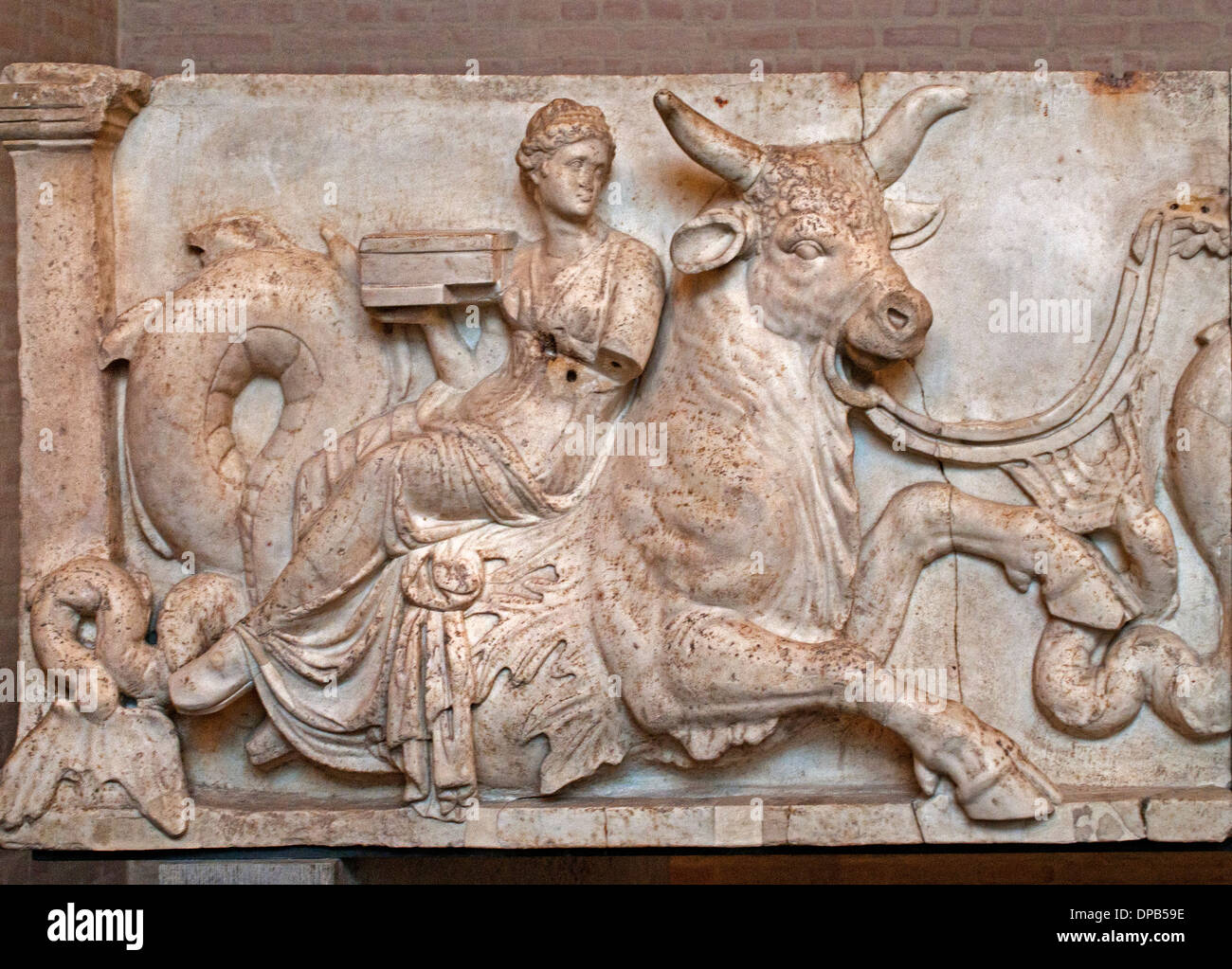 Altar Domitius Ahenobarbus oder Statue Base von Marcus Antonius Meer ...