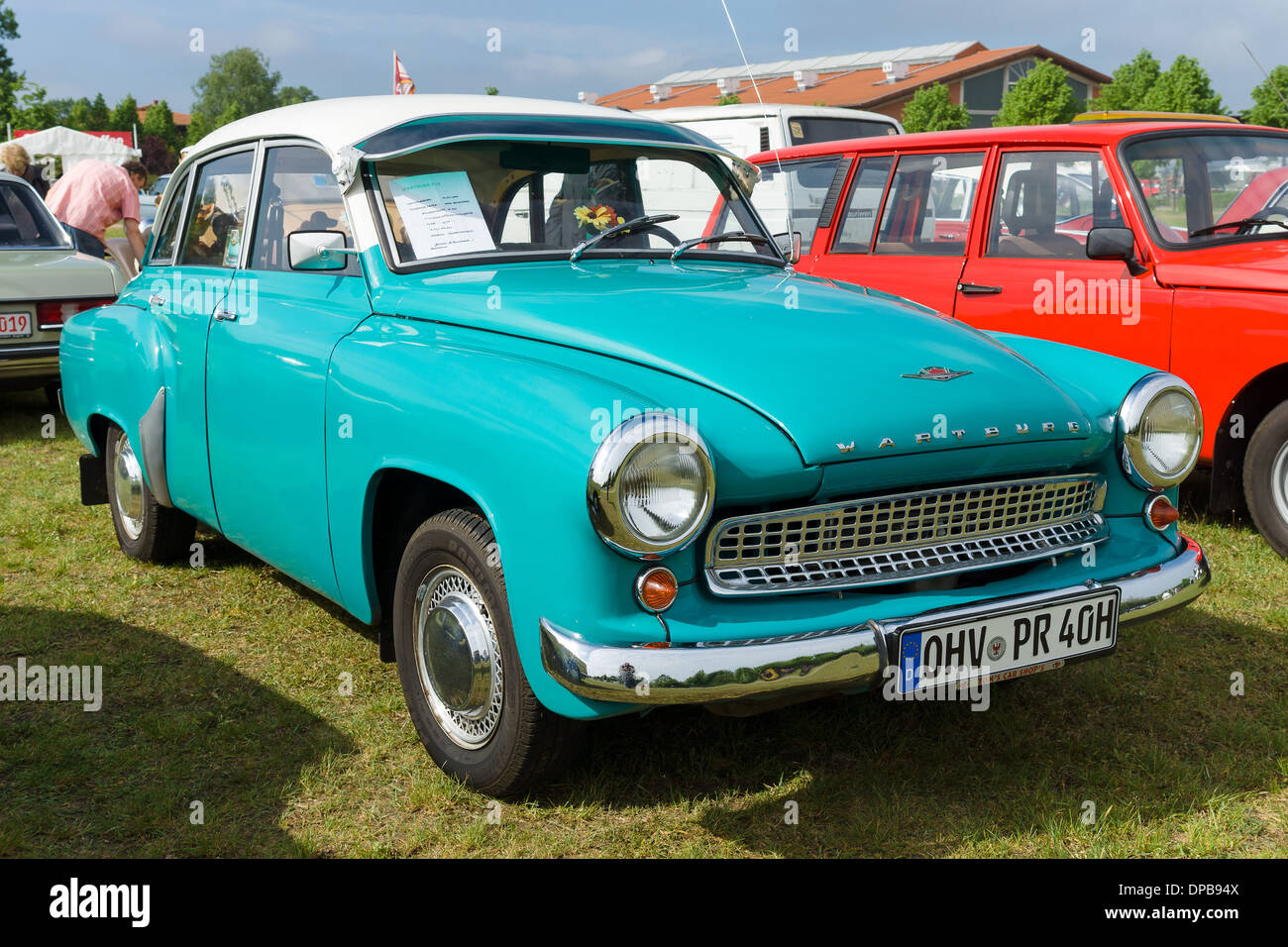 Deutsche Familienauto der 60er Jahre, 4-türige Limousine, Warburg-312 ...